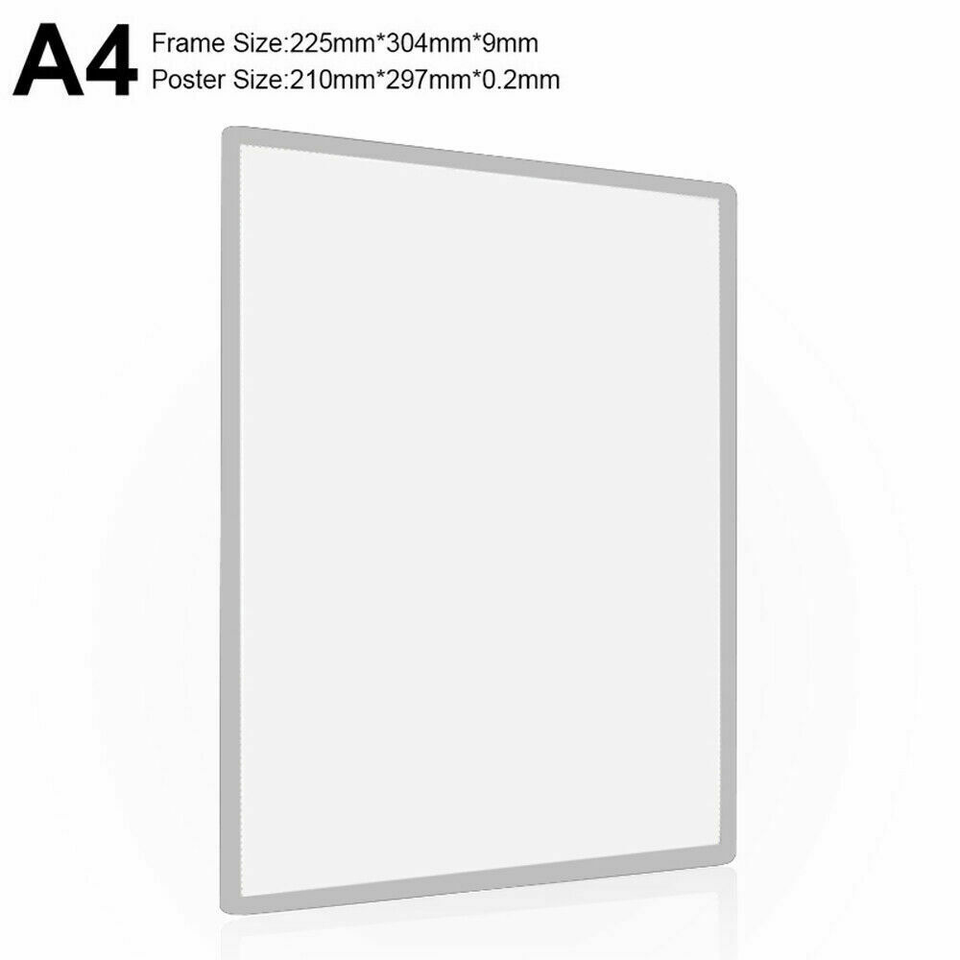 A1/A2/A3/A4 LED Light Menu Sign Board Restaurant Supermarket Movie ...