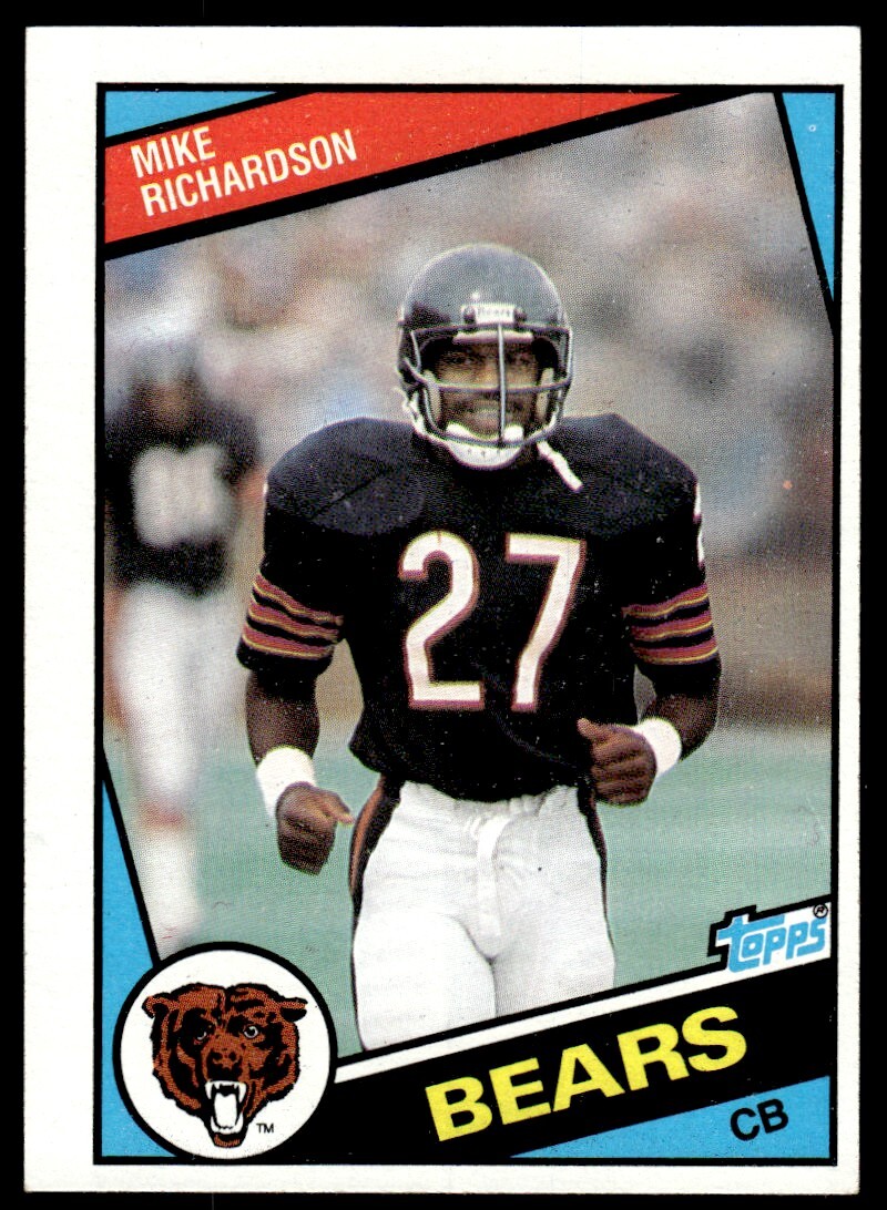 1984 TOPPS MIKE RICHARDSON RC CHICAGO BEARS #230 | eBay