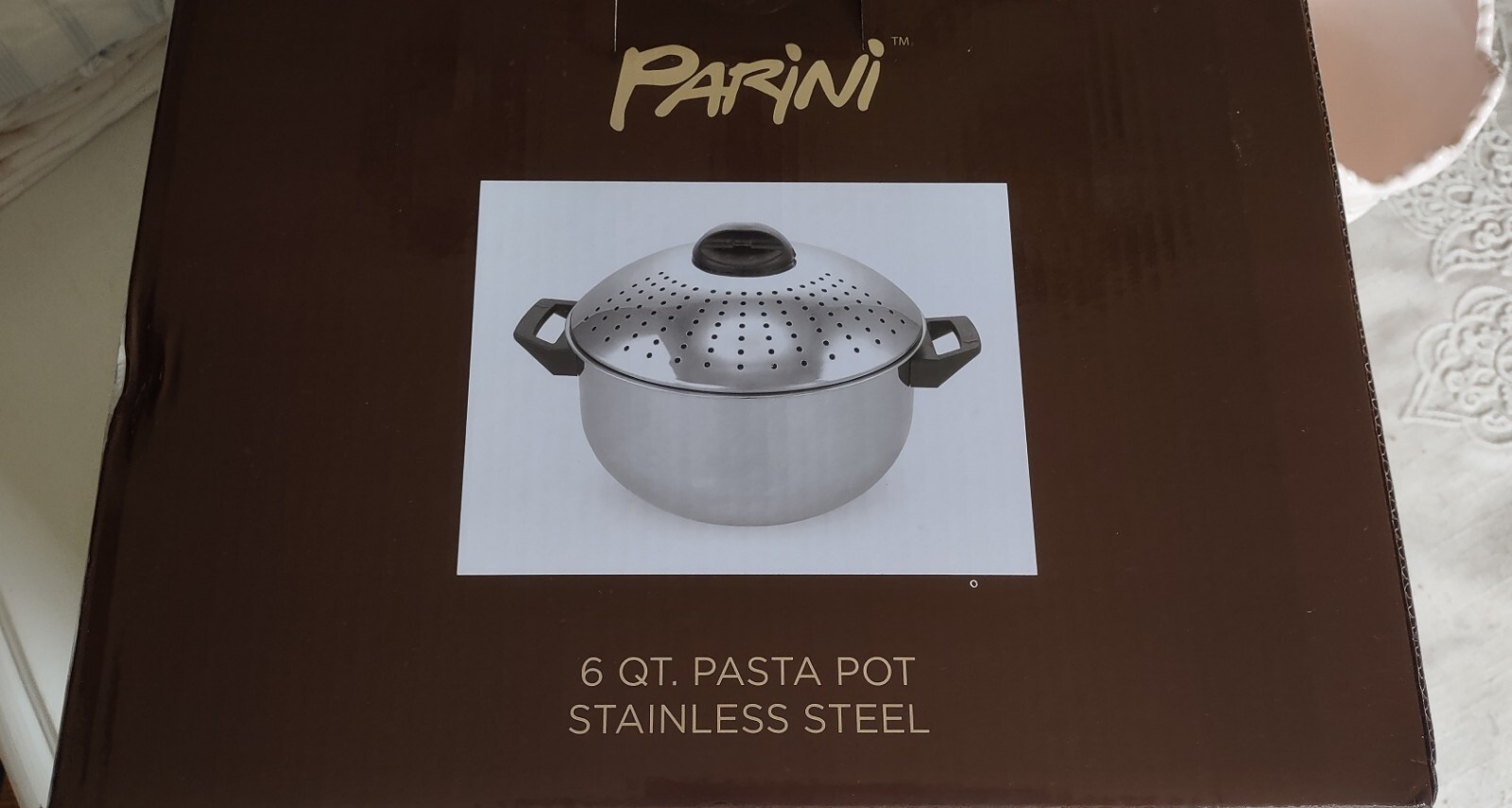 6 QT Stainless Steel Pasta Pot With Lid by PARINI - BRAND for sale ...