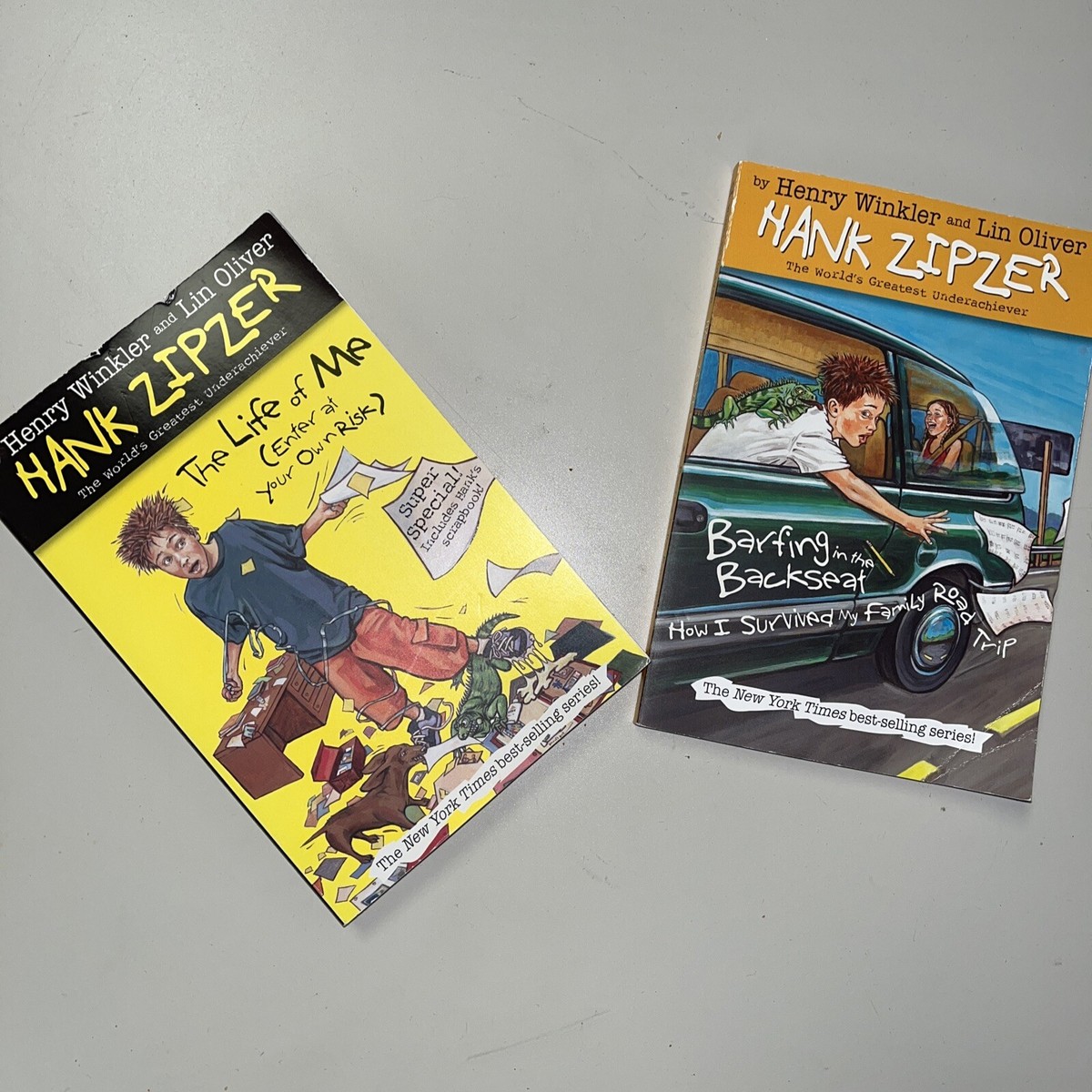 Hank Zipzer Barfing In The Backseat