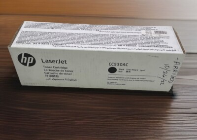 GENUINE HP 304A BLACK TONER CARTRIDGE CC530AC LASERJET | eBay