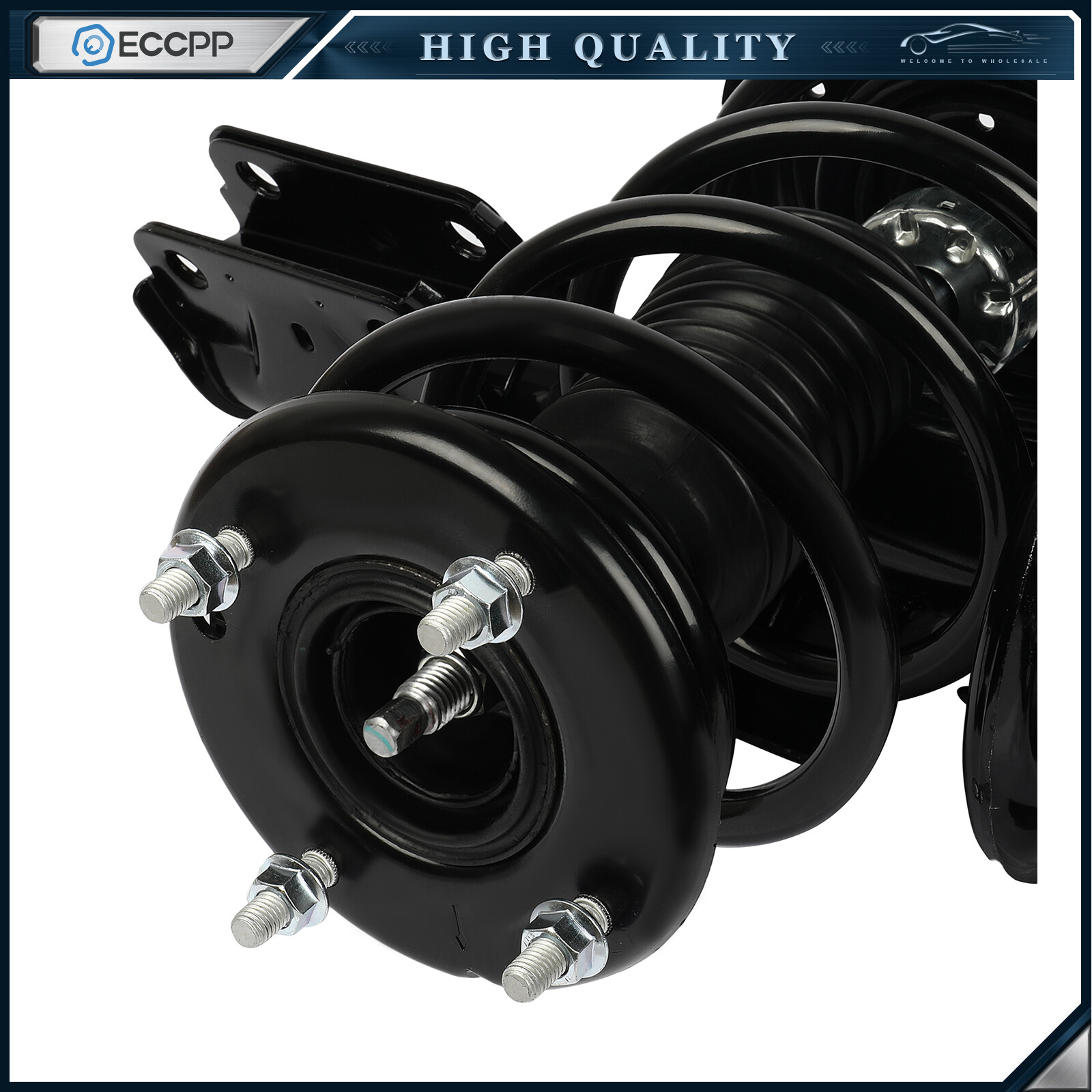 For Ford Explorer 2013-19 FWD Front Complete Shocks/Struts Coil Springs ...