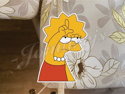 The Simpsons Lisa Simpson “Loser” Sticker anime bart homer car decal ...
