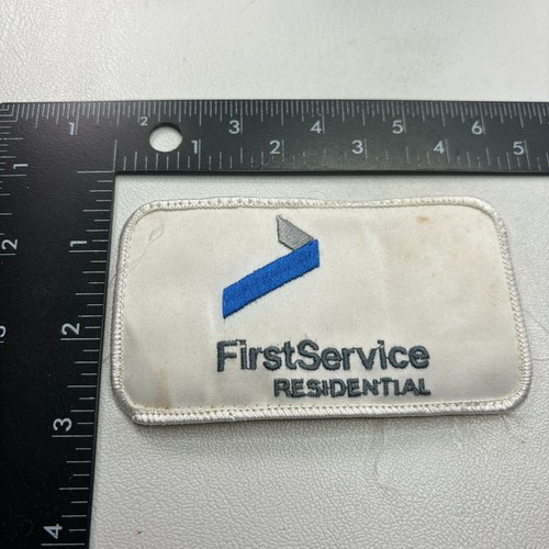 USED Advertising / Uniform FIRST SERVICE RESIDENTIAL Patch 39TW | eBay