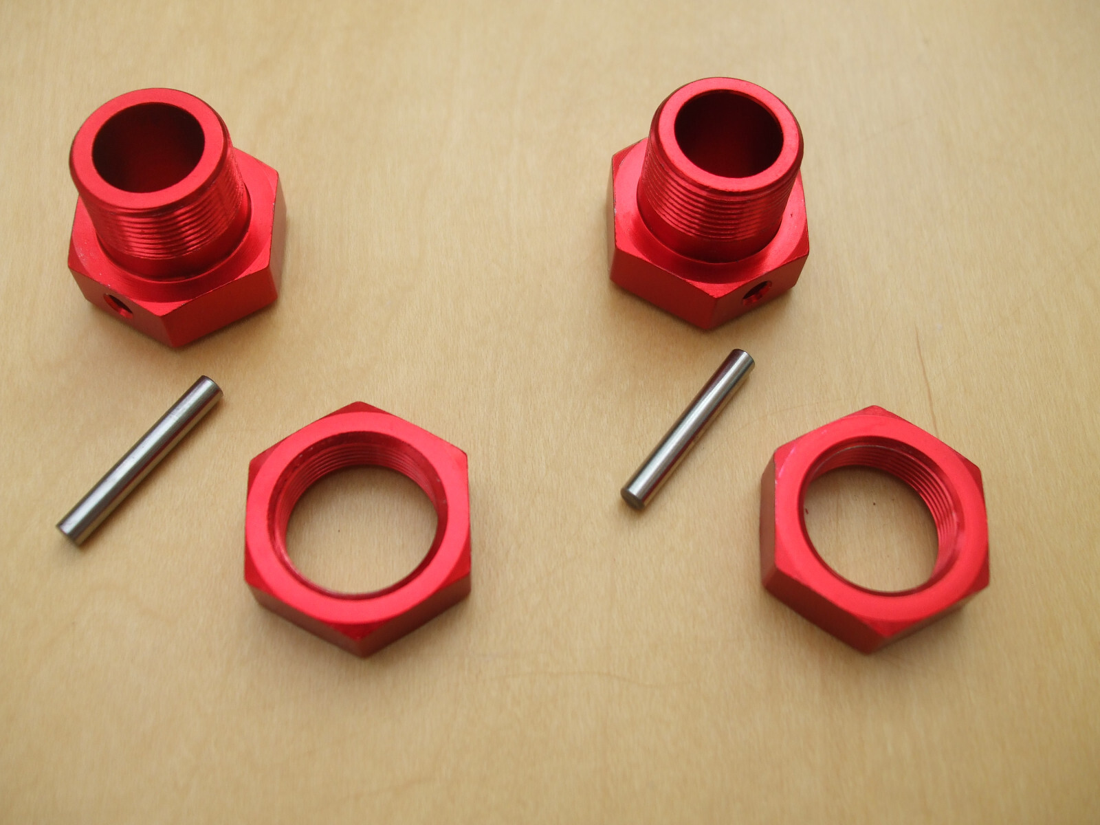 Arrma Kraton / Outcast 8S EXB Wheel Hex & Nut 24mm (Red) - Brand New ...