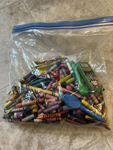 Lot Crayons Bulk Used Crafts Melting Coloring | eBay