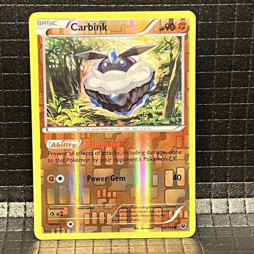 Carbink #50/124 XY Fates Collide Reverse Holo Common Pokemon Card | eBay