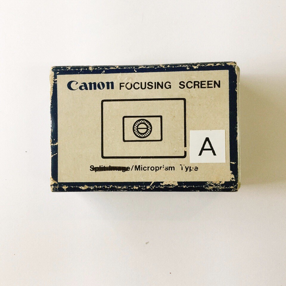 Canon Focusing Screen For F-1 Type A Micro Prism + English Instructions ...