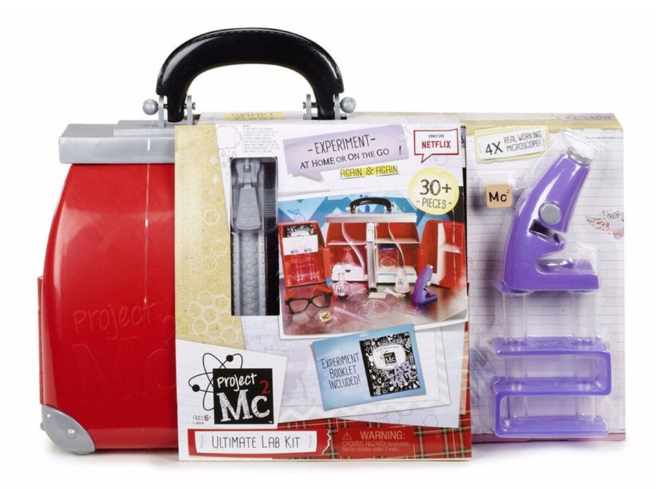 Project Mc2 ULTIMATE LAB Kit - 30+ Pieces + 4x Real Microscope - RED ...