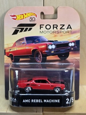 Hot Wheels Retro Entertainment Forza Motorsport AMC Rebel Machine | eBay