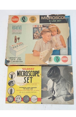 vintage gilbert microscope No.# 3 and lab set made in 1949 *some ...