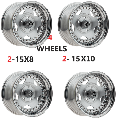 2-15X10 2-15X8 CENTERLINE CONVO PRO WHEELS 5X4.75 5x120.65 DRAG STAR | eBay