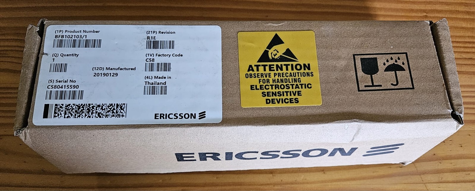 Ericsson BFB 102 103/1 R1E MINI-LINK FAU4 FAN UNIT 20190129 C580415590 ...