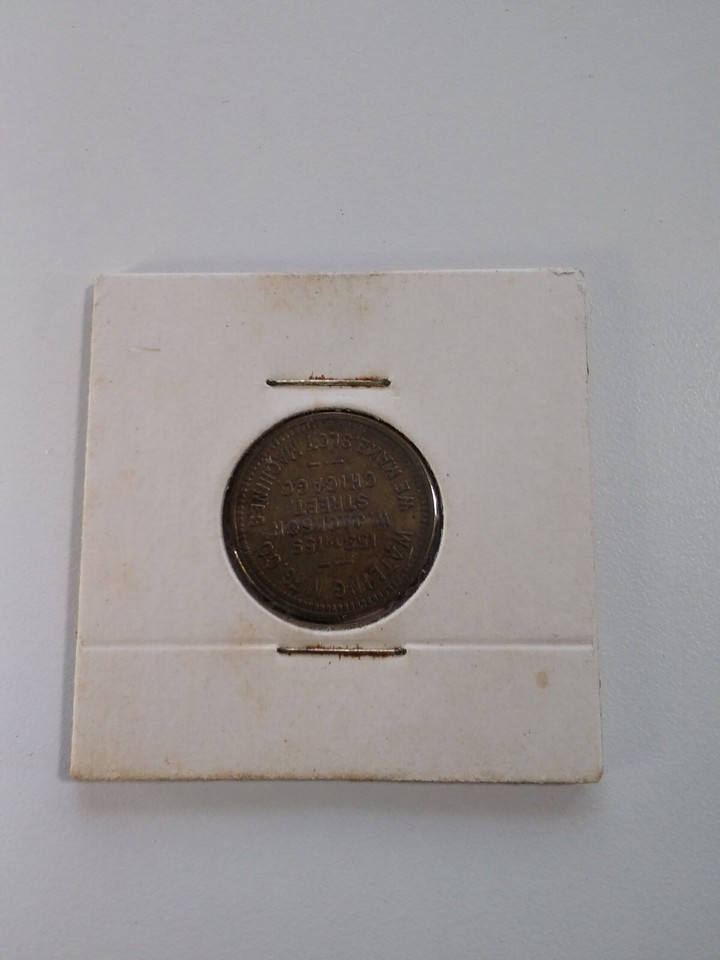 Watling Slot Machine Token Vtg Early 1900s Chicago Jackson St 5¢ Rare ...