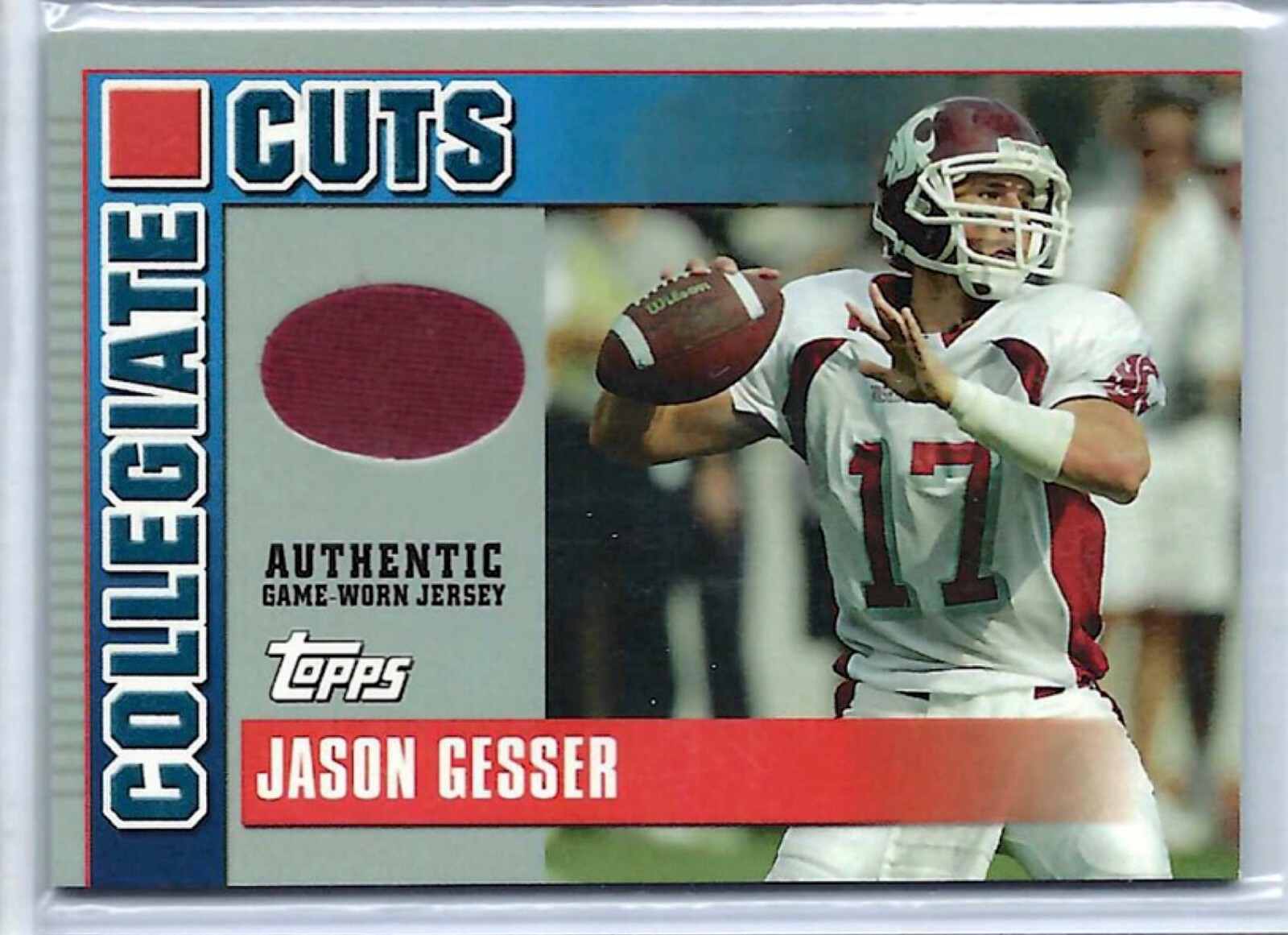 2003 Topps Draft Picks & Prospects Collegiate Cuts - Jason Gesser (WSC ...
