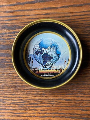 New York World's Fair 1964-65 Unisphere 4" Miniature Metal Tray | eBay