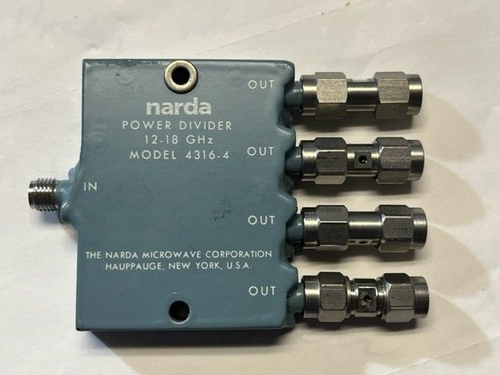 Narda Model: 4316-4 Power Divider. 12.0 - 18.0 GHz. | eBay