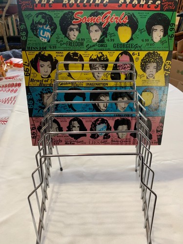 Vintage Wire Metal LP Vinyl Record Album Rack Stand MCM | eBay