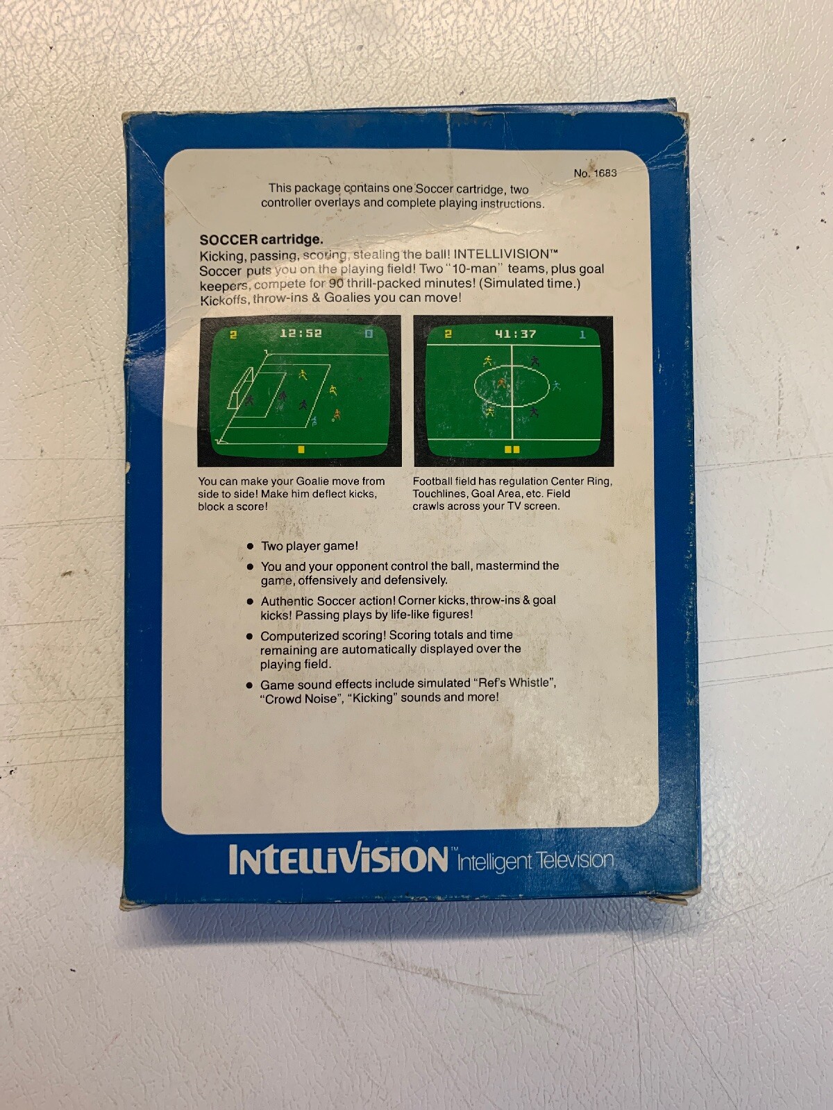 Intellivision Soccer Game Boxed Instructions Etc | eBay UK