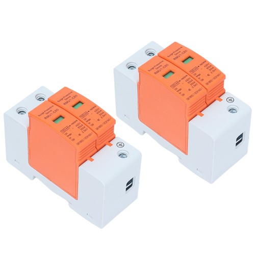 2Pcs SPD Protective Devices AC Arrester Protector Home Circuit Breaker ...