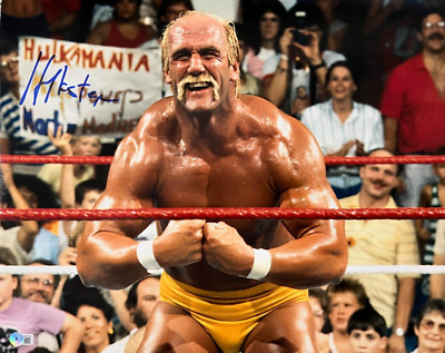 Hulk Hogan Hulkster Signed 16x20 Photo WWE WCW WWF Flex Beckett ...