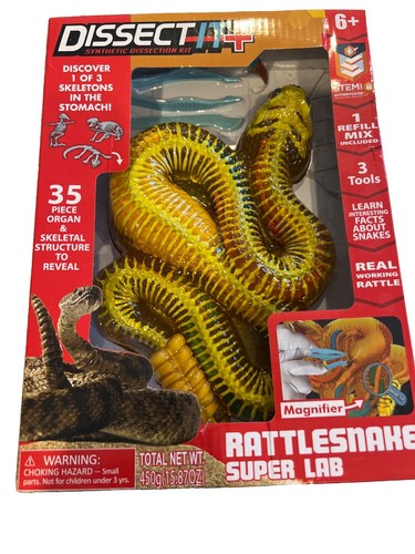 Top Secret Toys Dissect It: A Synthetic Rattlesnake Dissection Kit ...