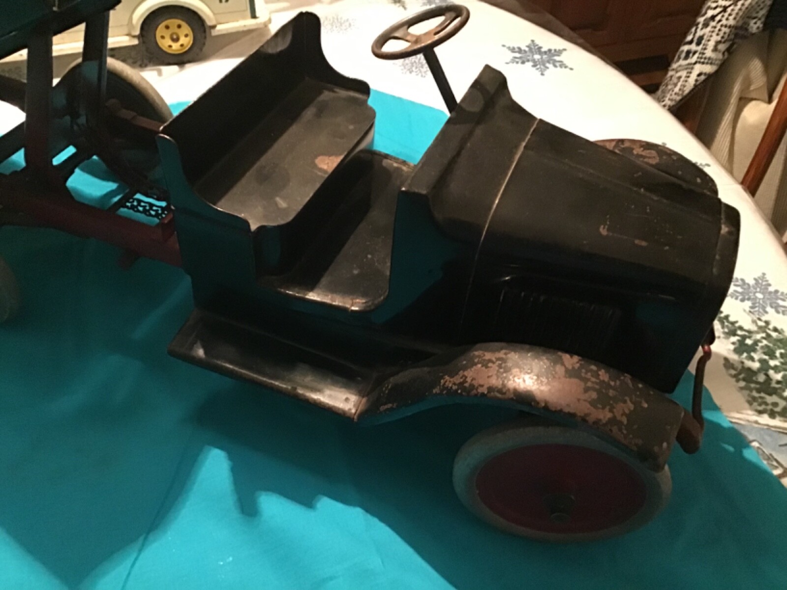 BUDDY L PRESSED STEEL CHAIN LIFT DUMP TRUCK 24” | eBay