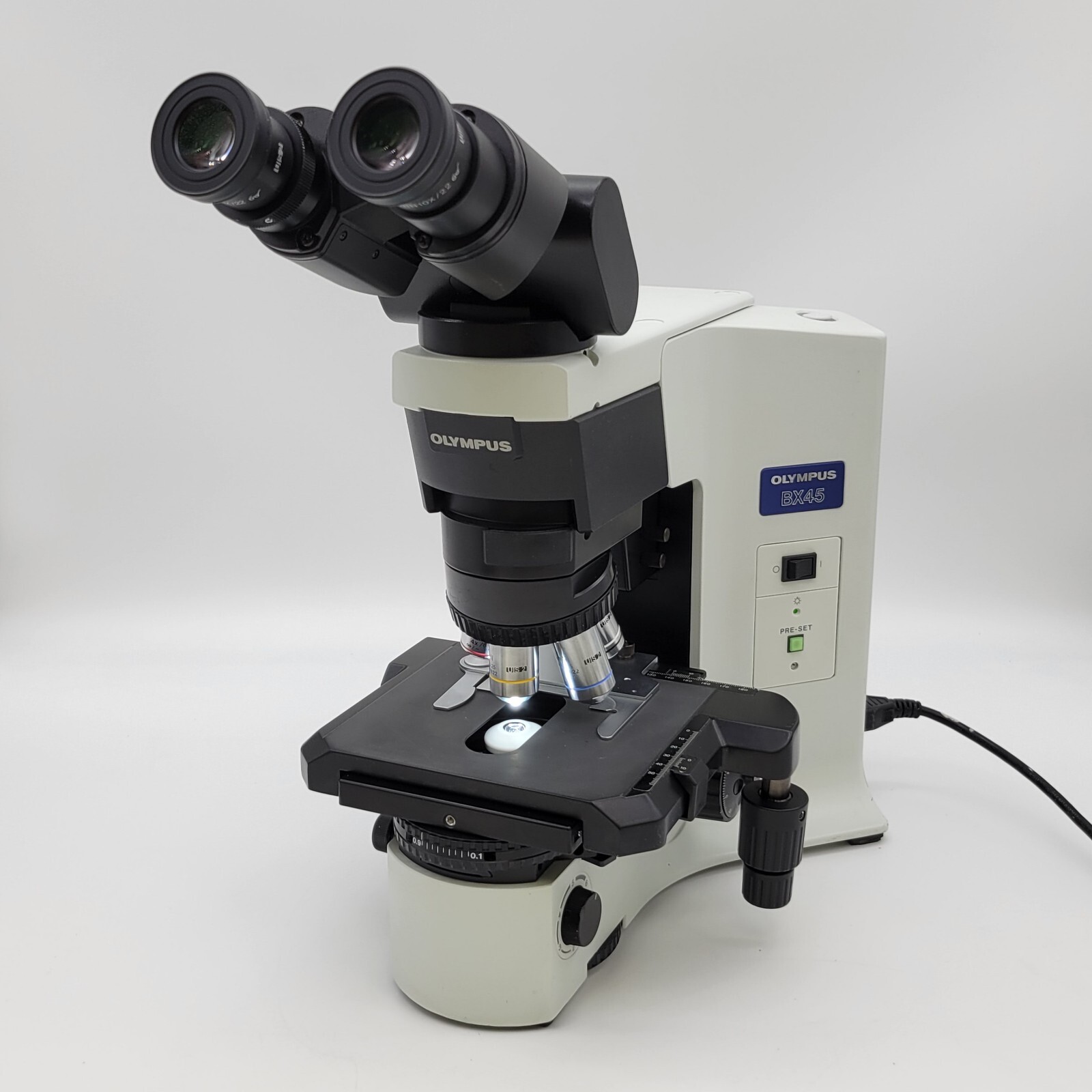 Olympus Microscope BX45 with Tilting Head and 100x Objective | eBay