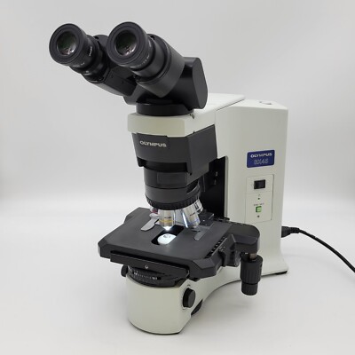 Olympus Microscope BX45 with Tilting Head and 100x Objective | eBay