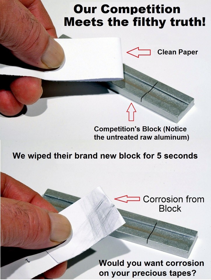 Splicing Block Kit Open Reel 1/4" Gold Anodized Aluminum, Splice Tape ...