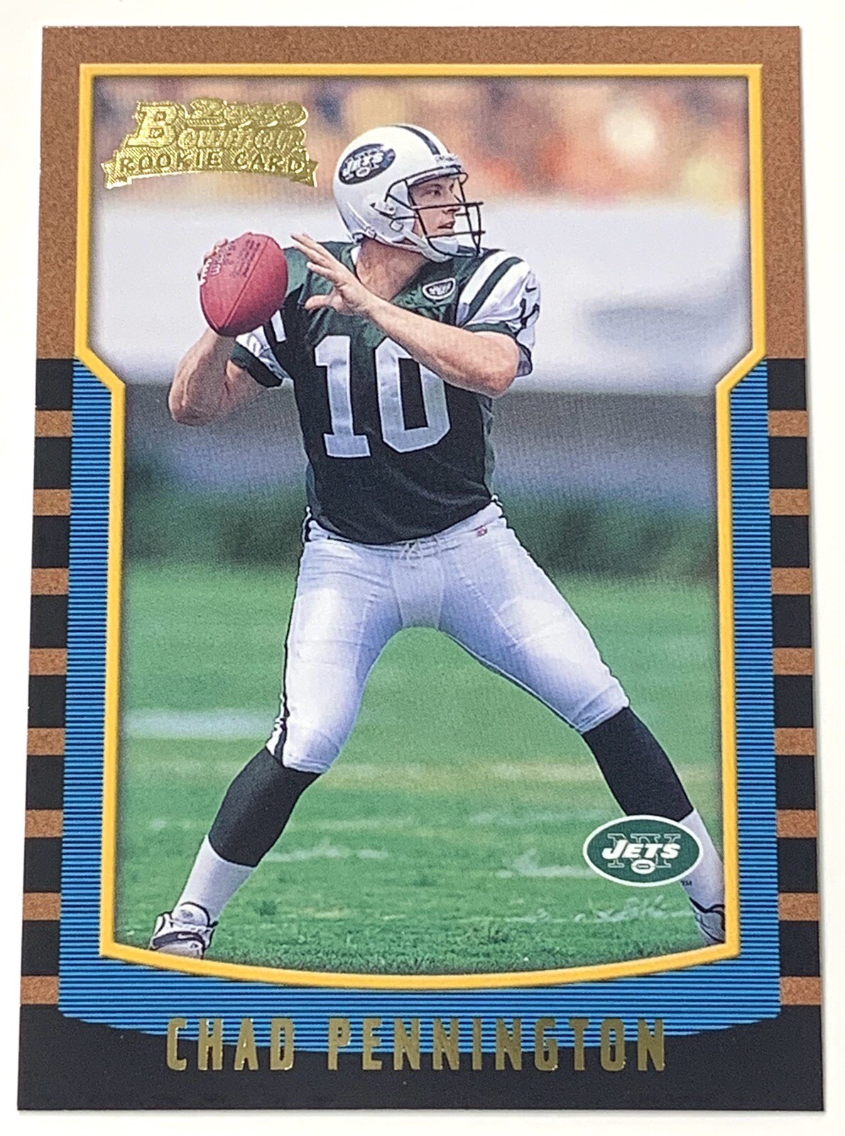 2000 Bowman Chad Pennington ROOKIE card #173 New York Jets | eBay