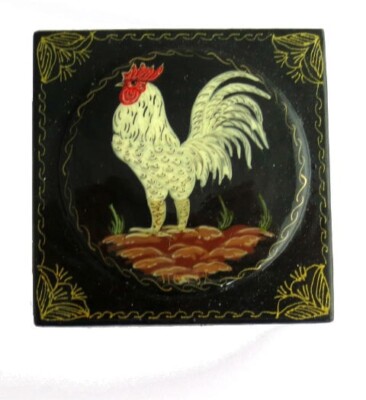 Lacquered Box - Rooster - Russian Craft Painted By Kisseleva | eBay