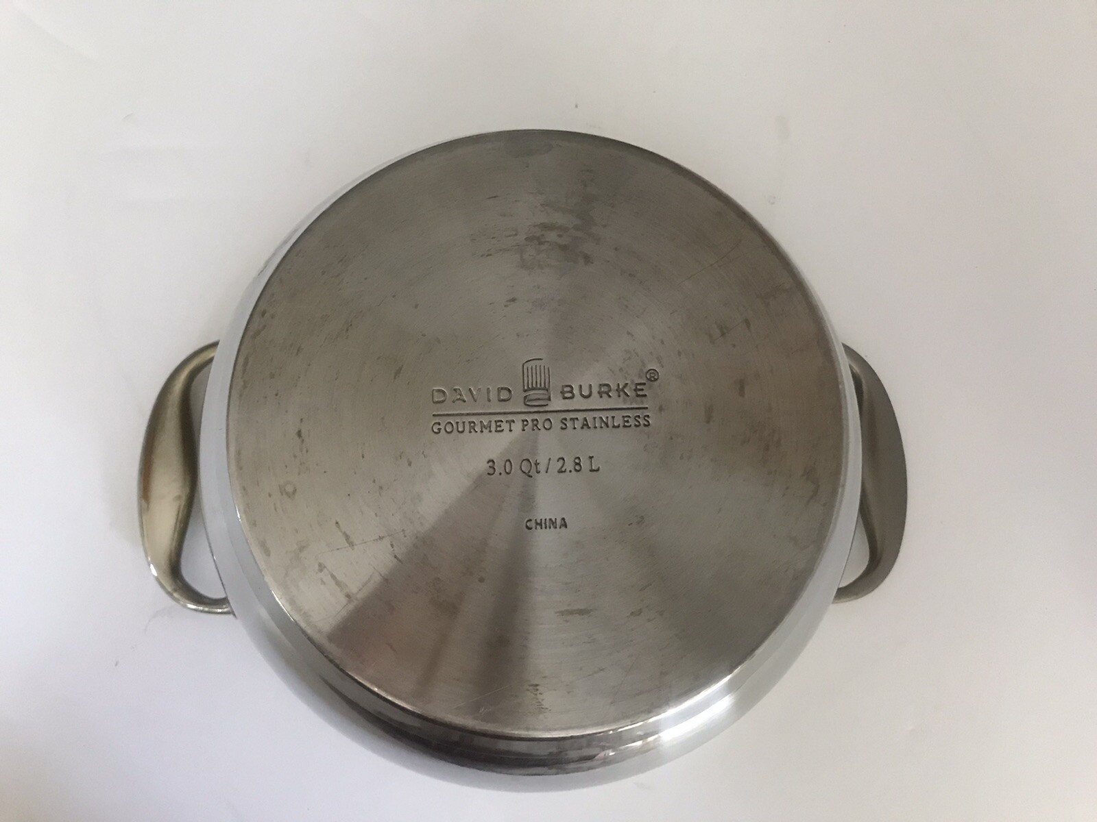David Burke Gourmet Pro Splendor Stainless Steel 3 QT Sauce Pot. No Lid ...