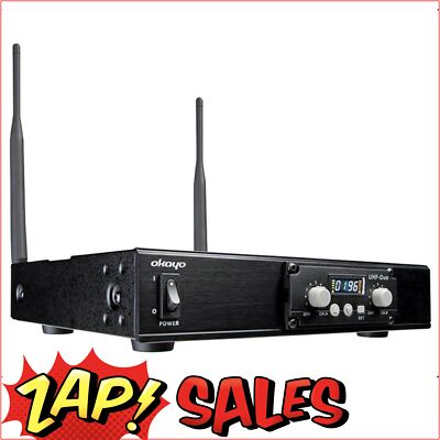 Okayo Dual Channel UHF Wireless Audio Link Receiver C7281A | eBay Australia