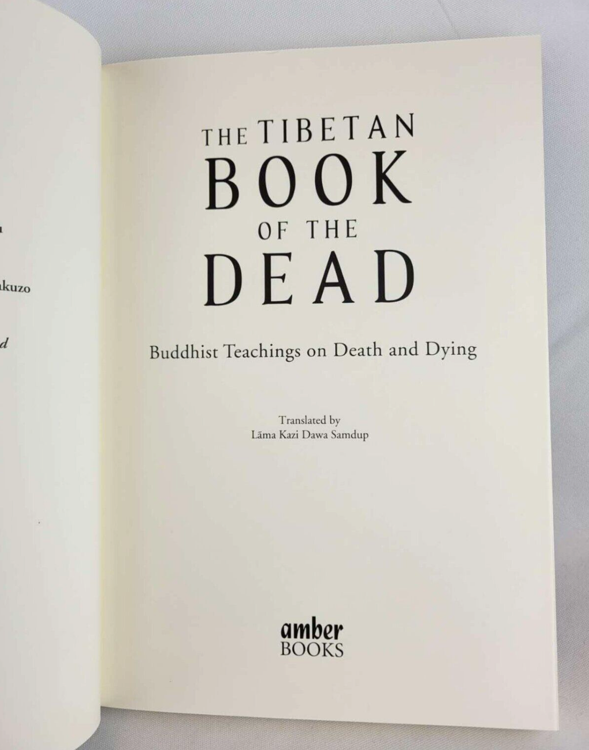 THE TIBETAN BOOK OF THE DEAD Lama Kazi Dawa Samdup Traditional Binding ...