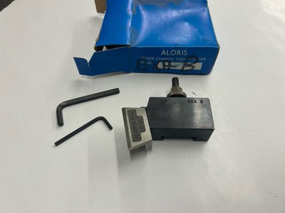 Aloris BXA-8 HS-60 Quick Change Tool Holder w/ Wrenches Made In USA ...
