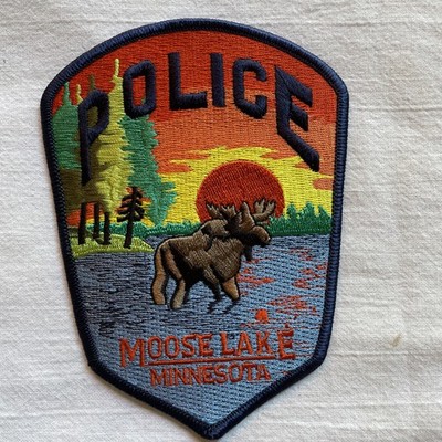 POLICE MOOSELAKE MINNESOTA. Shoulder Patch . New Never Used. Beautiful ...