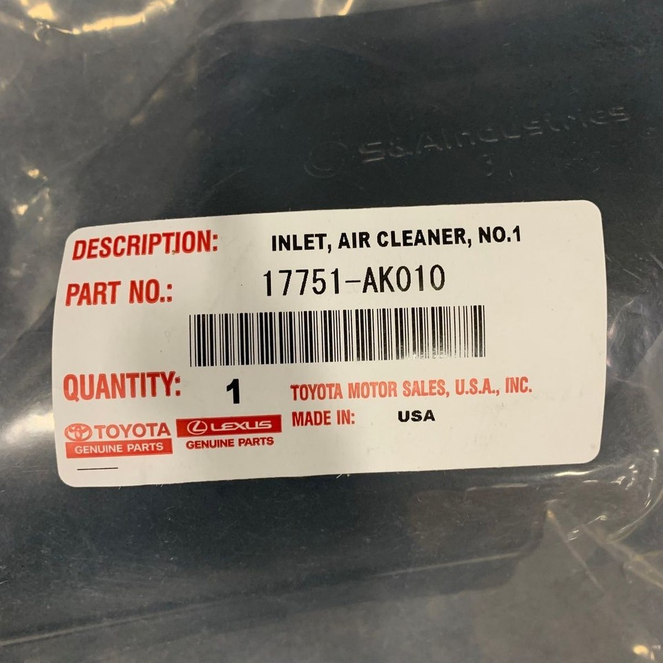 TOYOTA GENUINE PARTS Inlet Air Cleaner for 2024-25 Toyota Tacoma 17751 ...