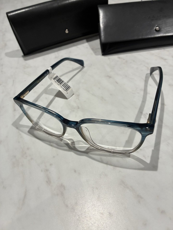 Rag and Bone New York Womens Eye Glasses Frames With Case. RNB3059 Teal ...