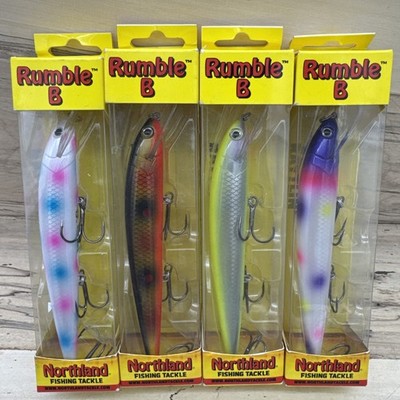 (4) Northland Tackle RUMBLE B 13 5-1/4" - 5/8oz - Various Colors - FAST ...