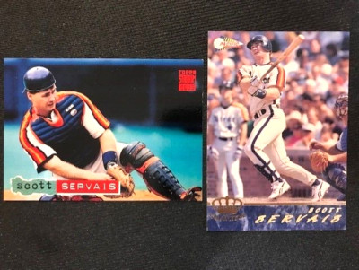 MLB - Scott Servais 1994 Topps Stadium Club & Pacific Crown Collection ...