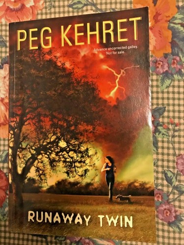 Runaway Twin by Peg Kehret Trade Size PB Book ARC Advance Reader's Copy ...