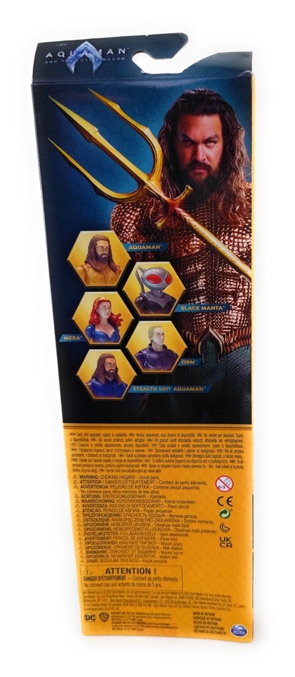 Aquaman 12 Inch DC Action Figure The Lost Kingdom Green & Gold Suit ...