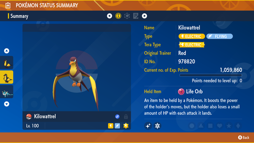 KILOWATTREL | SHINY - NON SHINY | 6IV | BATTLE READY | POKEMON SCARLET ...