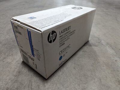 CE251Y CE251YC CE251A CE251X Toner Cartridge Cyan High Yield Genuine ...
