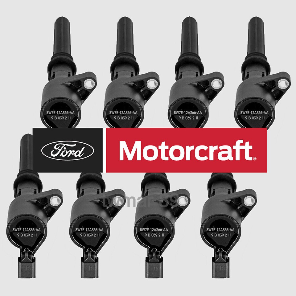 8Set OEM Motorcraft Ignition Coil DG508 &Spark Plug SP479 For Ford F150 ...