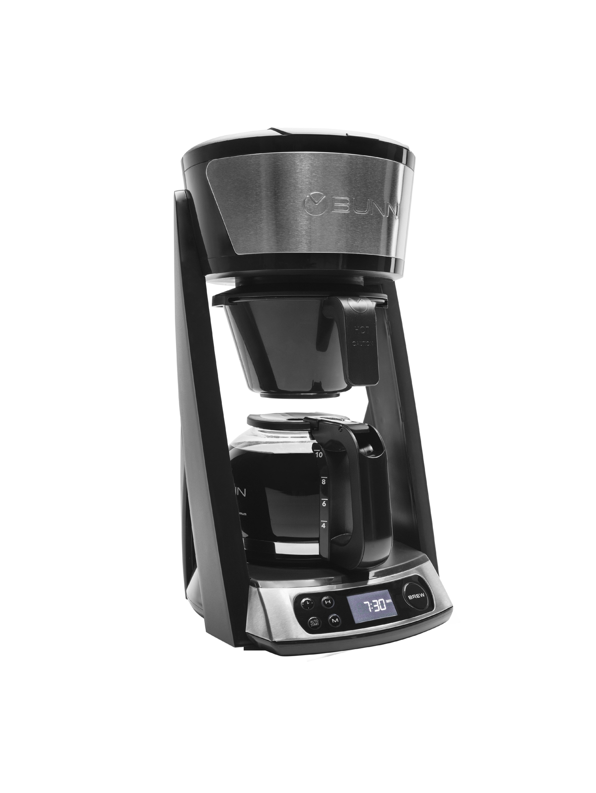 BUNN Heat N' Brew 10 Cup Programmable Coffee Maker - Stainless Steel ...