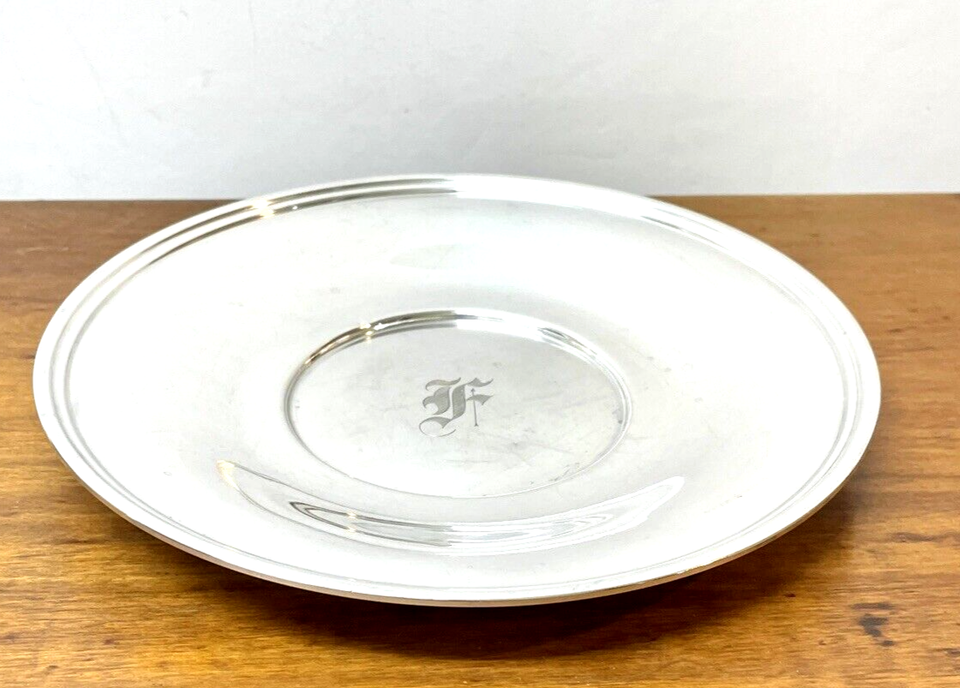 PSCO Preisner Silver Co Sterling Silver Plate 171 Gr. w/Mono 8-3/4 ...