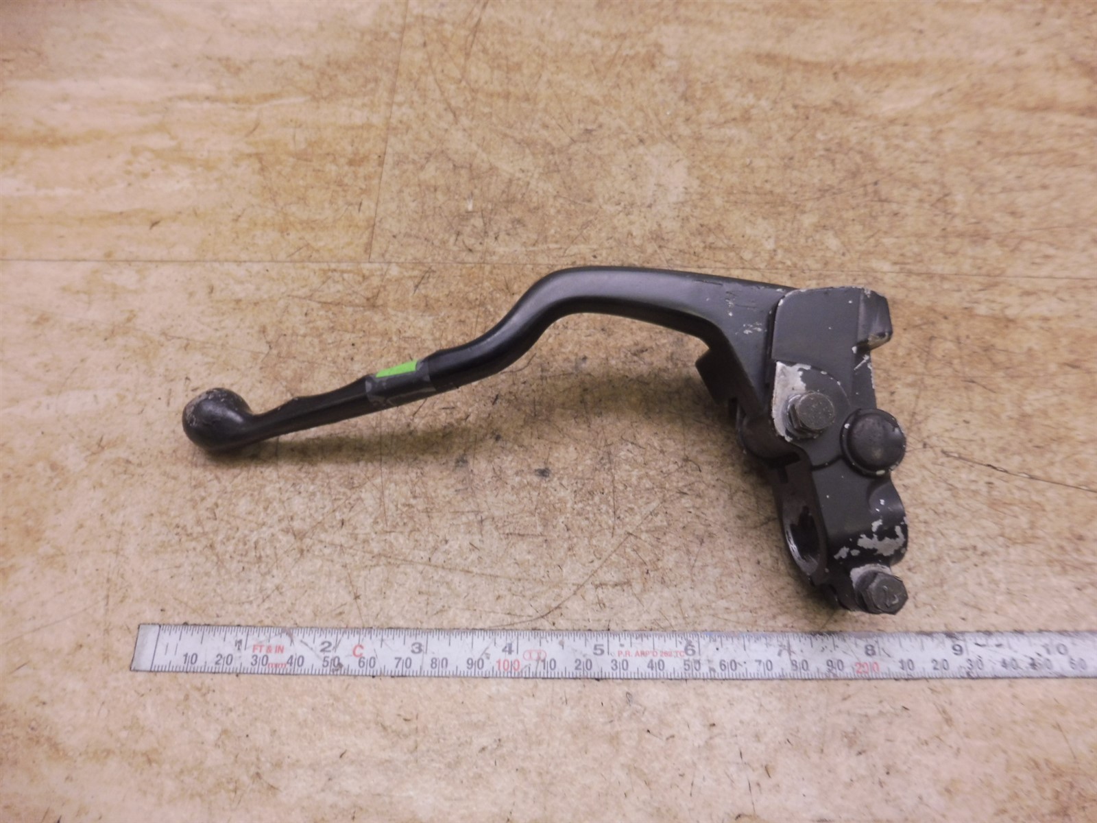 1988 Kawasaki EX500 Ninja EX 500 K633> left hand clutch lever and perch ...