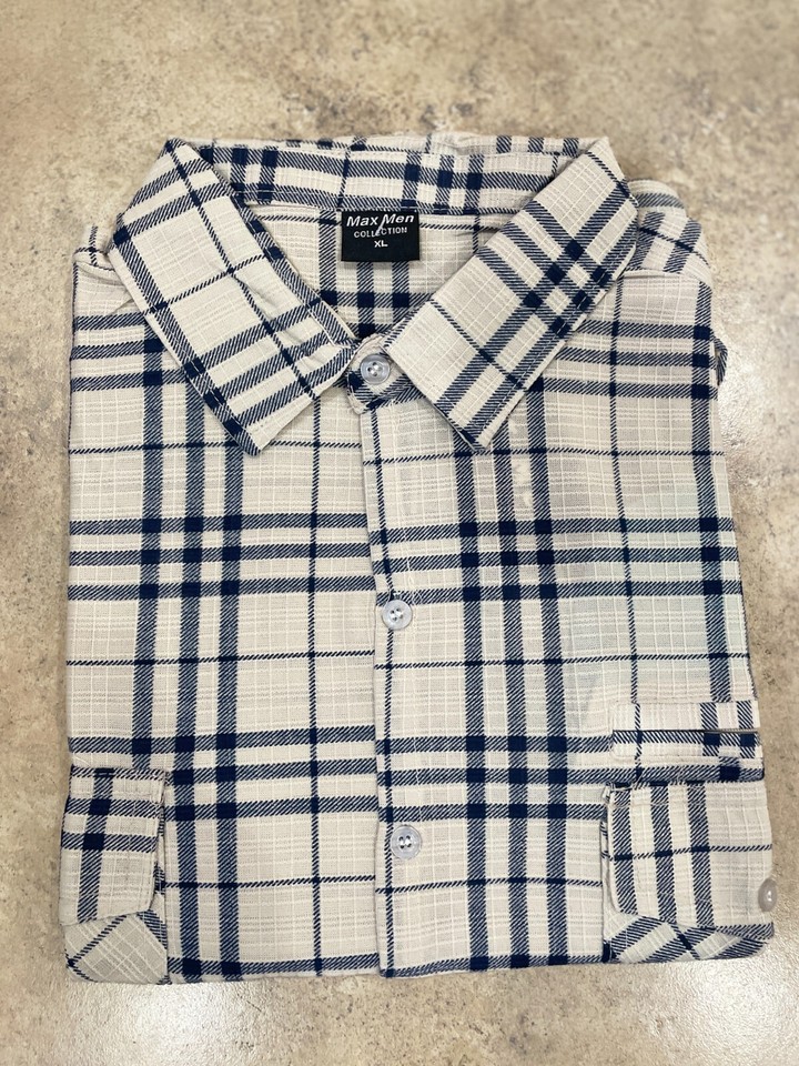 Max Men Collection Men’s Linen Printed Short Sleeve Shirts (XL - 5XL ...